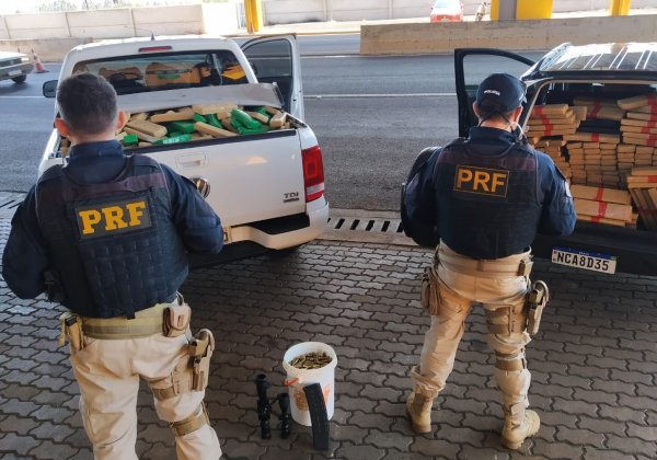 Prf Apreende Mais De Uma Tonelada De Maconha Skunk E Mil Munições De