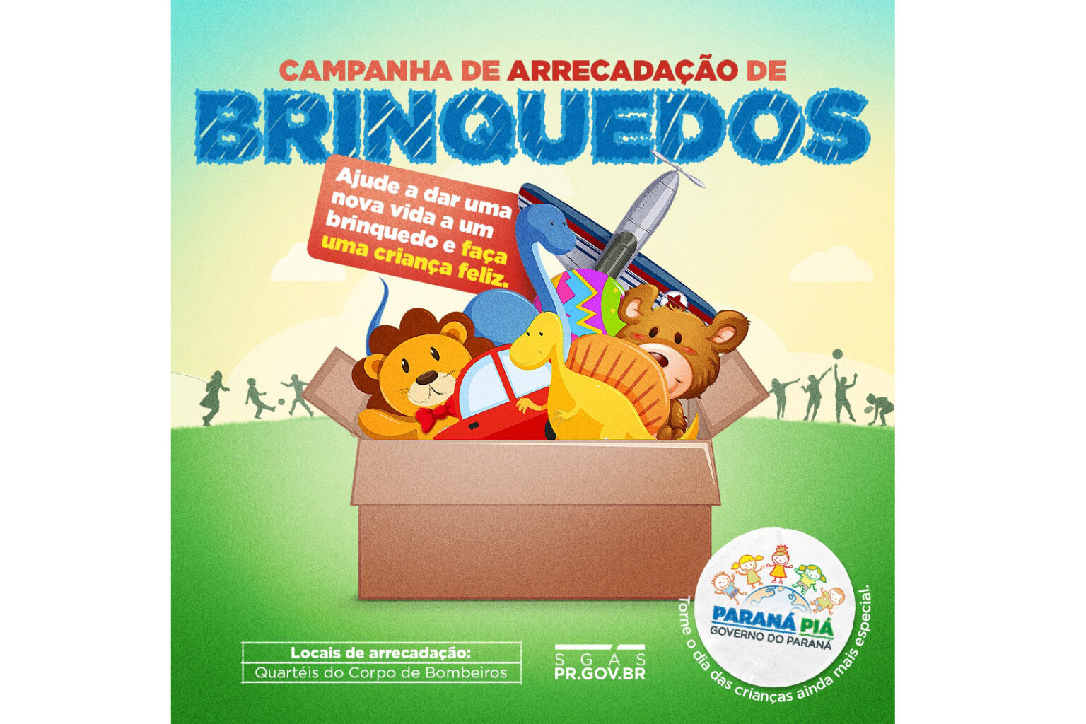 Governo Do Estado Lança Campanha De Arrecadação De Brinquedos Para O